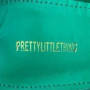 PrettyLittleThing | Shoes | Pretty Little Thing Green Patent Ankle ...